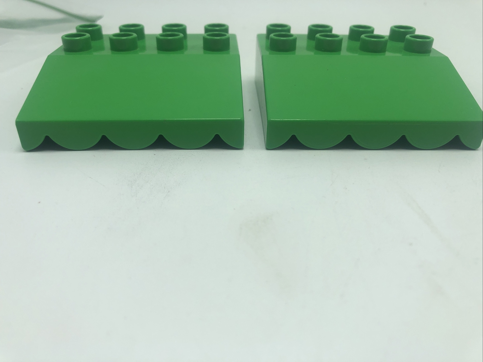 2 Lego Duplo GREEN ROOF AWNING Overhang House Part Piece | eBay