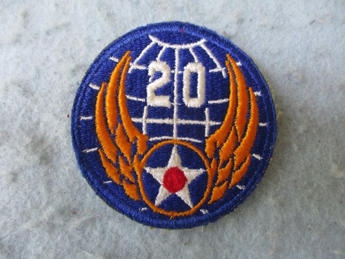 WWII AAF 20th Air Force Patch Atomic Bomb Group Hiroshima Nagasaki ...