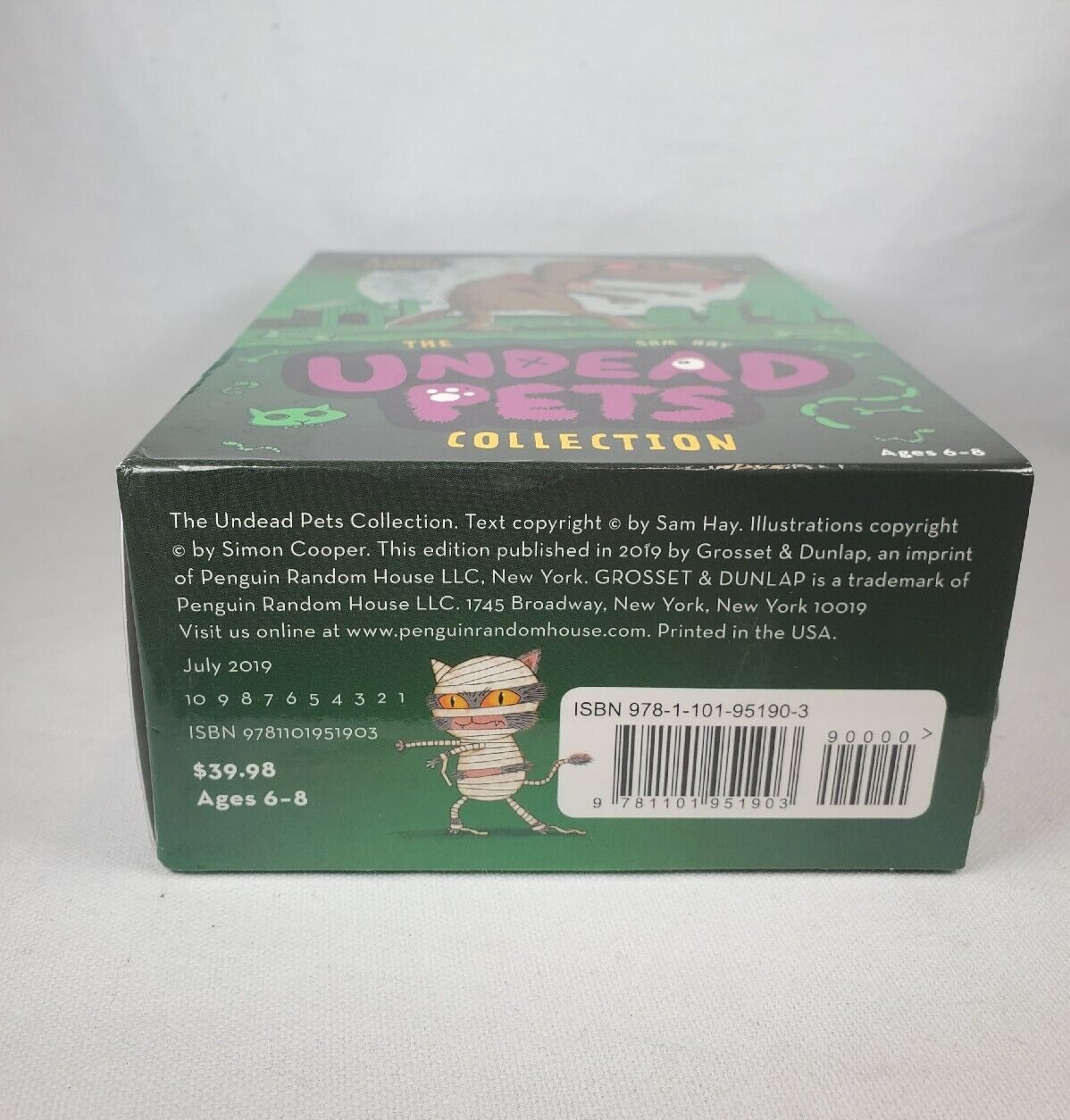 The Undead Pets Collection 8 Paperback Book Set Sam Hay Kids Zombie ...