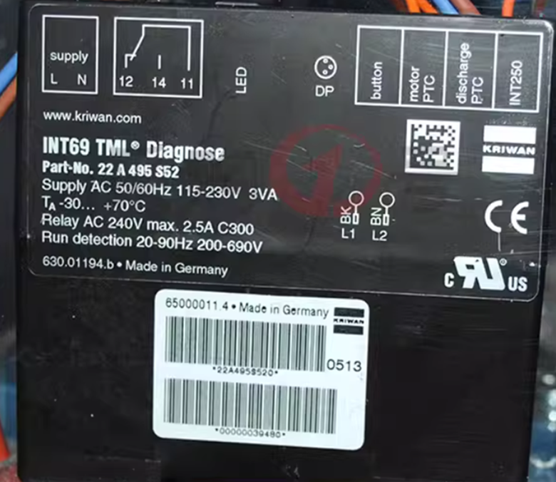 1pcs new KRIWAN motor protection module INT69 TML Diagnose 22A495S52 | eBay