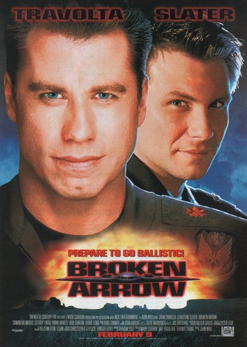 BROKEN ARROW MOVIE POSTER 1 Sided ORIGINAL ROLLED 27x40 JOHN TRAVOLTA ...
