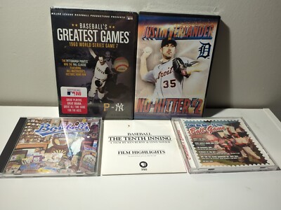 Lot Of Baseball DVDs And CDs World Series Verlander Yankees Ken Burns ...