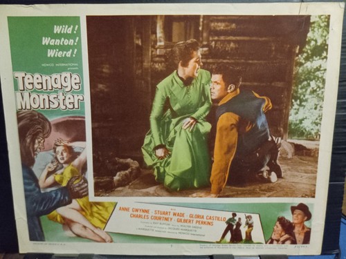 Lobby Card 1957 TEENAGE MONSTER Anne Gwynne Stuart Wade terror horror ...
