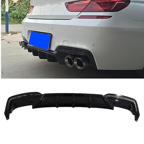 Gloss Black Rear Bumper Diffuser Lip For BMW F06 F12 F13 M Sport M6 ...