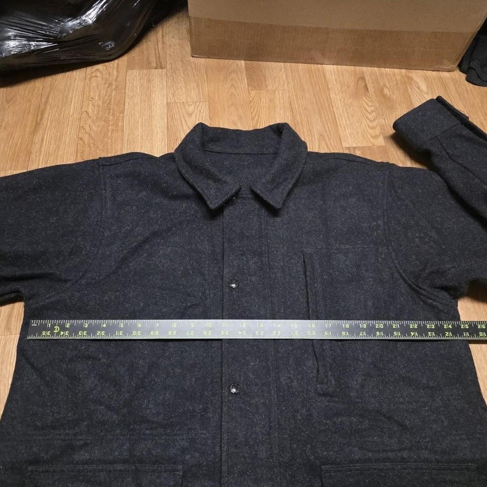 Filson Coat Weekender Coat Size XXL Charcoal Grey 100% Wool Style 108 ...