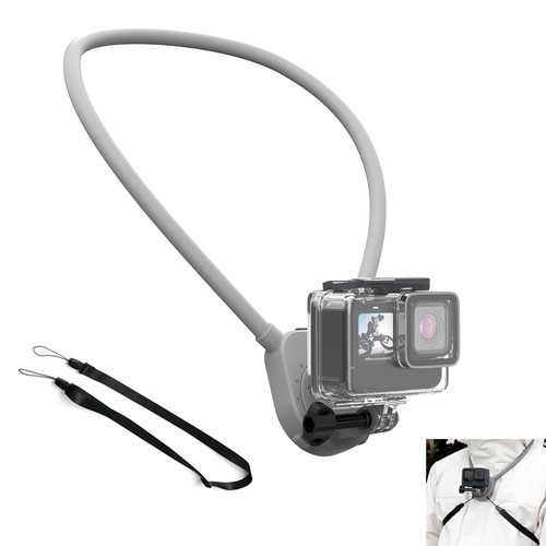 Neck Mount Holder for Gopro. 360° Rotation POV Necklace Mount for Go ...
