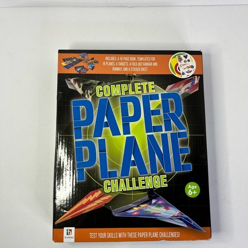 Complete Paper Plane Challenge Plane Templates Fold Outs | eBay