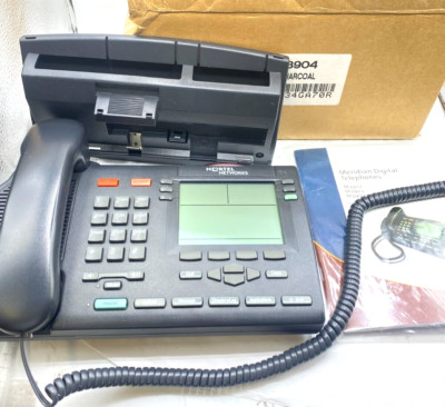 Nortel Networks Office Phone W Mount Charcoal M3904, NTMN34GA70 New | eBay