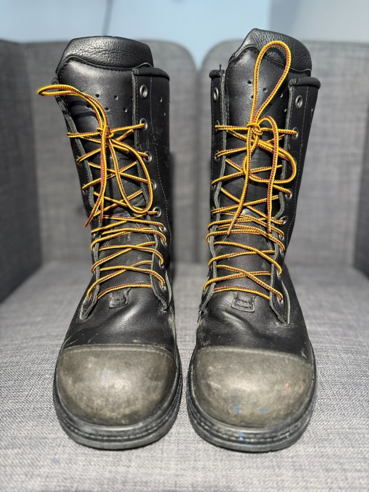 MENS HAIX SPECIAL FIGHTER USA WILDLAND FIRE FIGHTING BOOTS BLACK 6.5 US ...