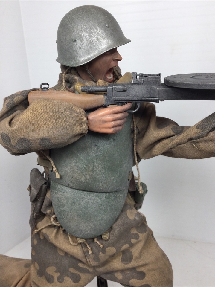 1/6 CUSTOM BUILD WW2 RUSSIAN RED ARMY SOVIET ENGINEER DPM LMG GUNNER ...