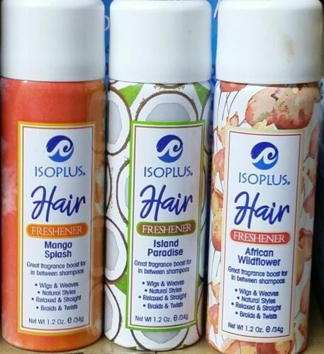 Isoplus Hair Freshener Fragrance Spray(Wigs Weaves Natural Braids Hair ...