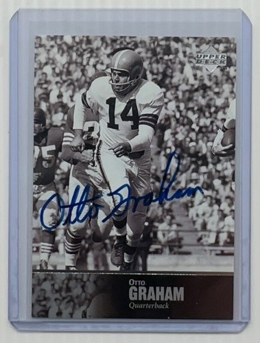 1997 Upper Deck UD NFL Legends Otto Graham Auto Autograph #AL-34 Browns ...