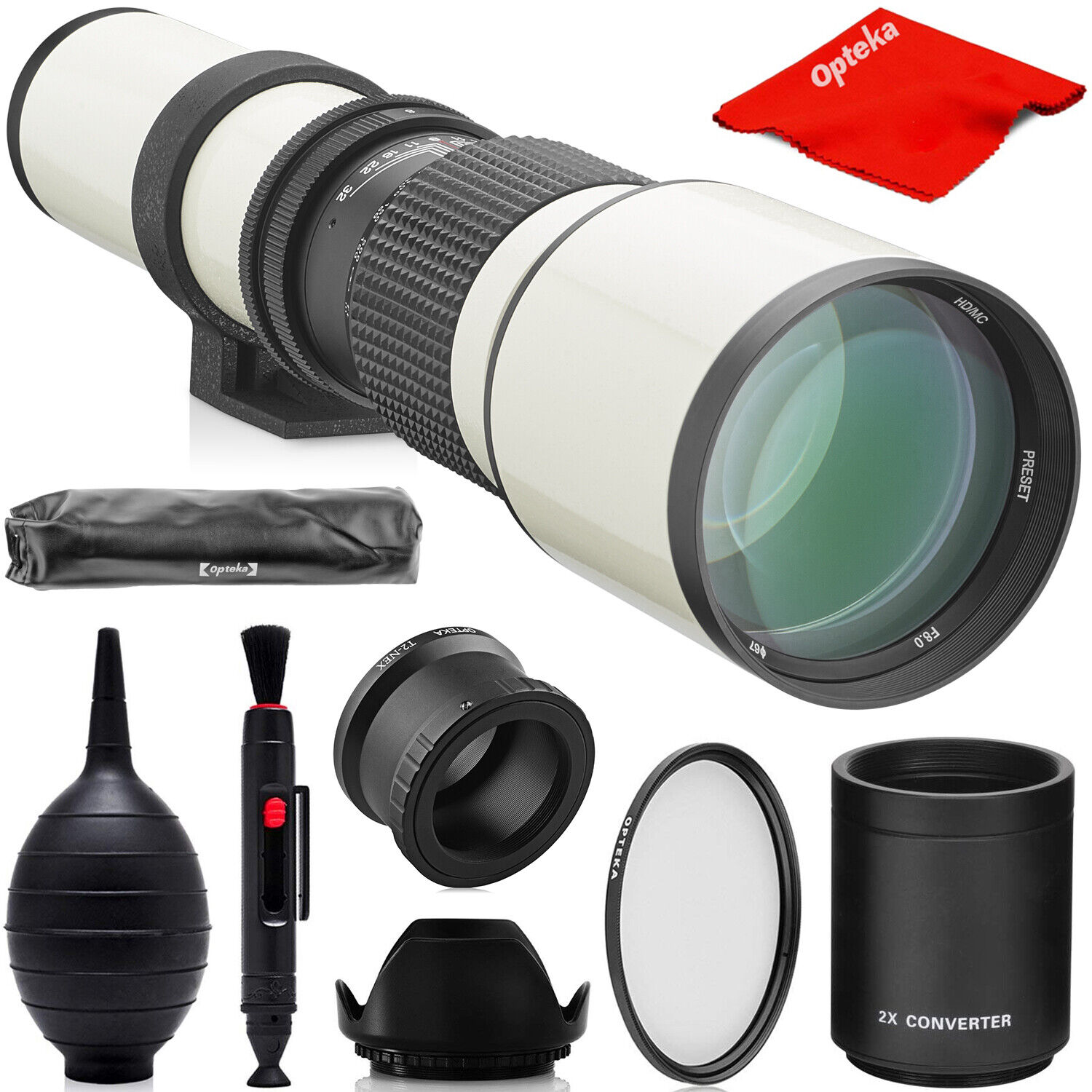 Opteka 500mm 1000mm Telephoto Lens For Sony E A9 A7r A7s A7 A6600 A6500