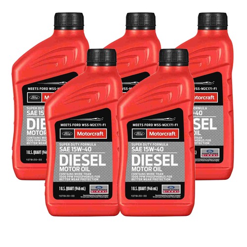 Motorcraft OEM Super Duty Diesel Motor Oil SAE 15W-40 - 5 Quart | eBay