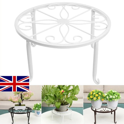 Metal Iron Flower Plant Pot Display Stand Shelf Garden Decor Indoor ...