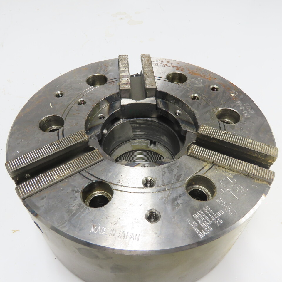 MMK ZA6-8-66-09 8" 3-Jaw Open Center Power Lathe Chuck 4400RPM | eBay