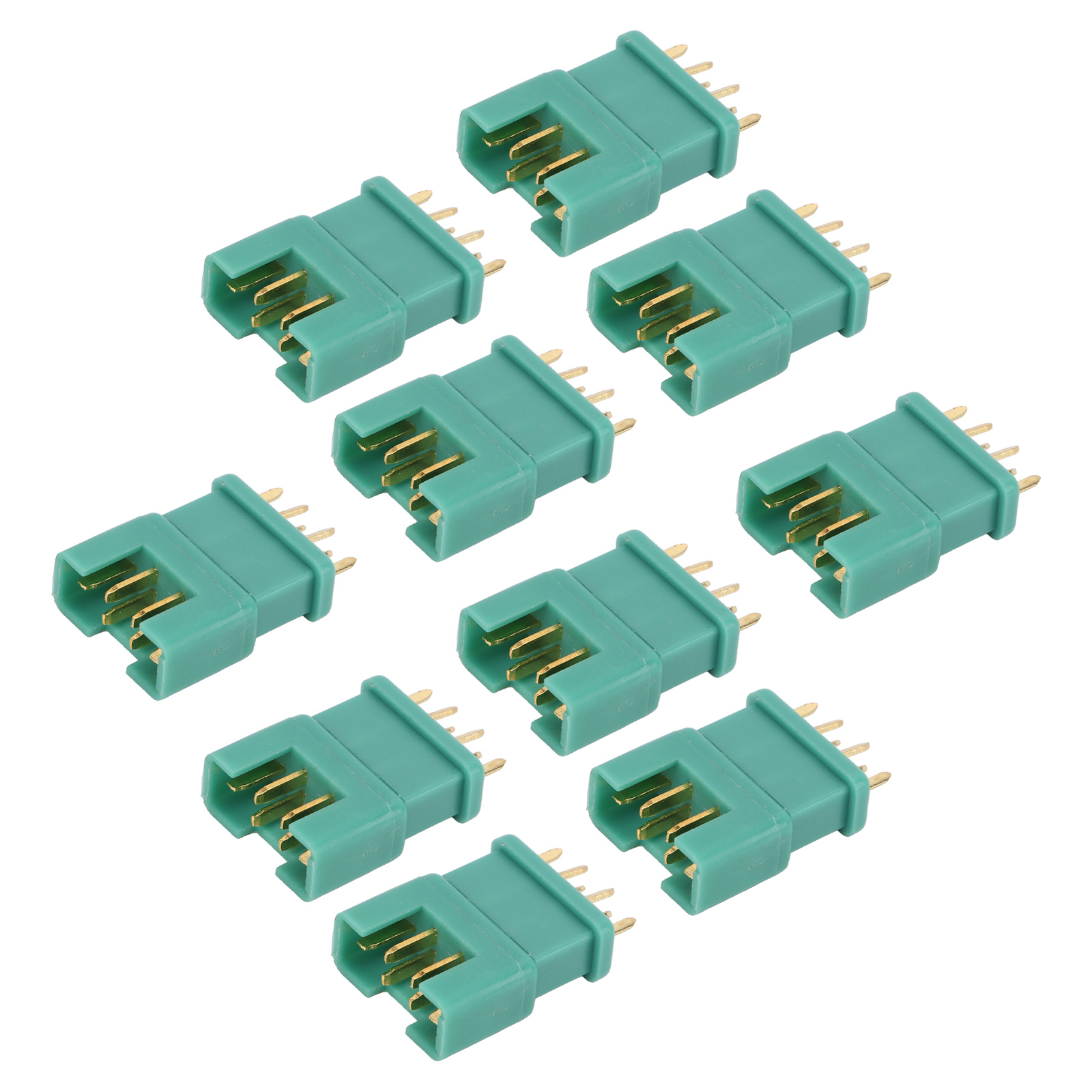 10 Pairs MPX Green Hexagonal Plug Multiplex Socket 6 Pin Connector ...
