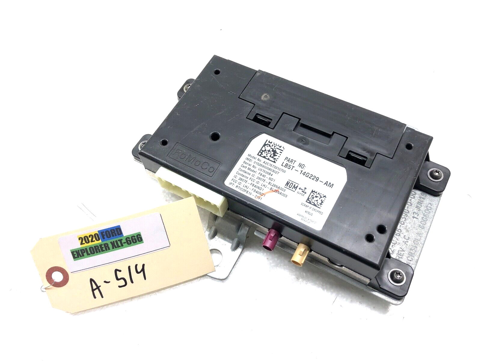 2020-2024 FORD EXPLORER TELEMATICS COMMUNICATION TRANSCEIVER CONTROL ...