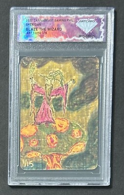 Blaze The Wizard 2022 CannaBeast Gaming TCG Hemp OG Art Card 1/15 DSG ...