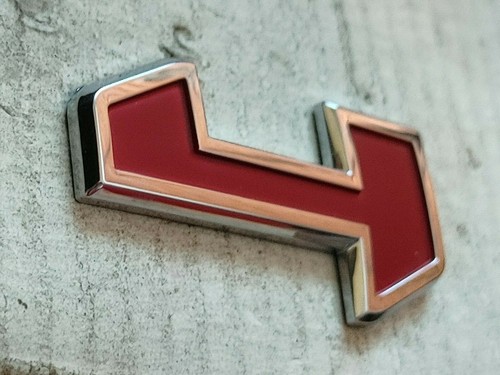 GMC SIERRA CIRCA '20 THE NUMBER "4" RED/SILVER EMBLEM 84682636 / ...
