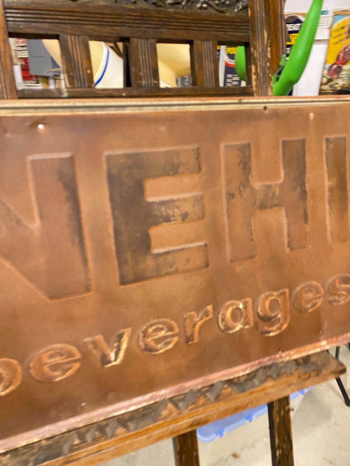 Vintage Original Patina Nehi Sign 54" x 18" SODA COLA GAS OIL | eBay