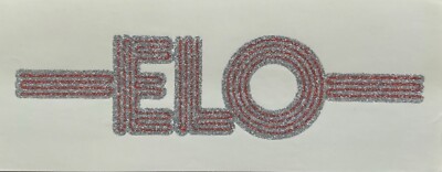 Original Vintage ELO Electric Light Orchestra Glitter Iron On Transfer ...