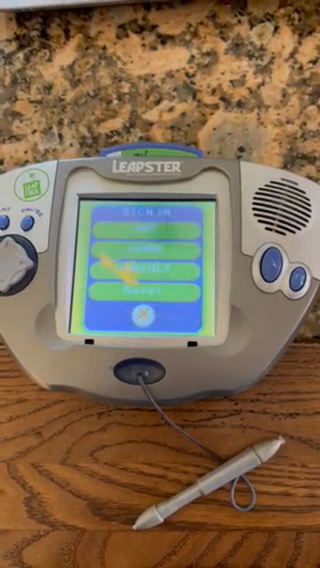 Leap Frog Leapster Handheld Console With "Learning with Leap." Some ...
