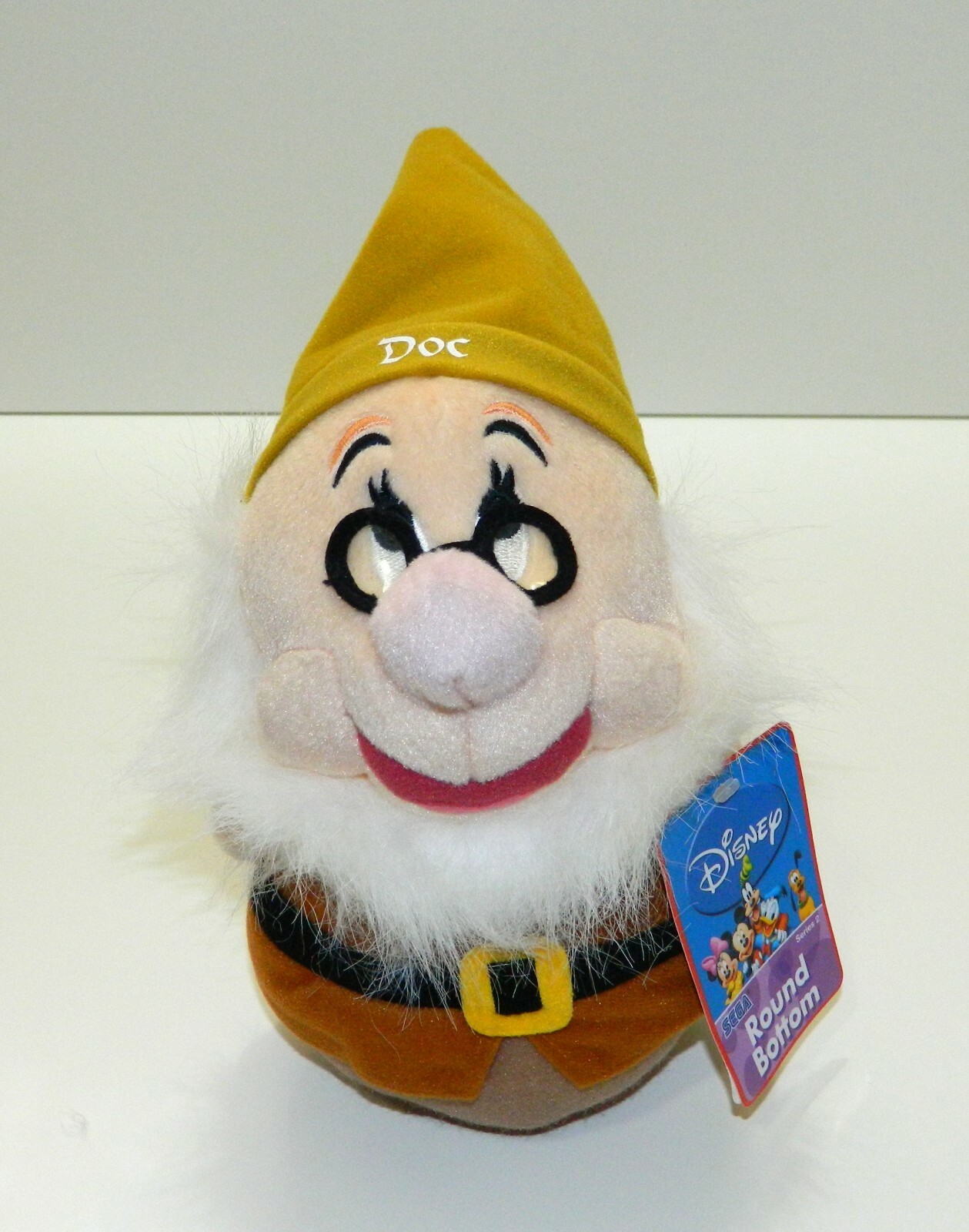 Disney Sega Round Bottom Doc Dwarf Snow White Seven Dwarfs Stuffed ...
