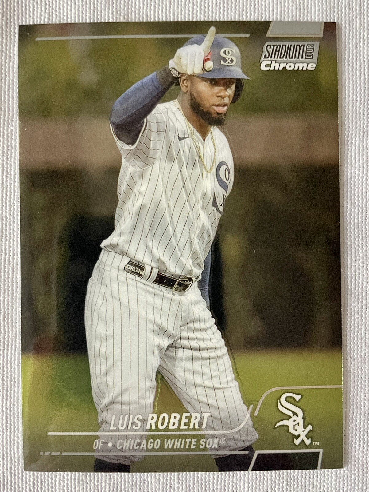 2022 Topps Stadium Club - Chrome Refractor Topps Autograph Text on Back ...