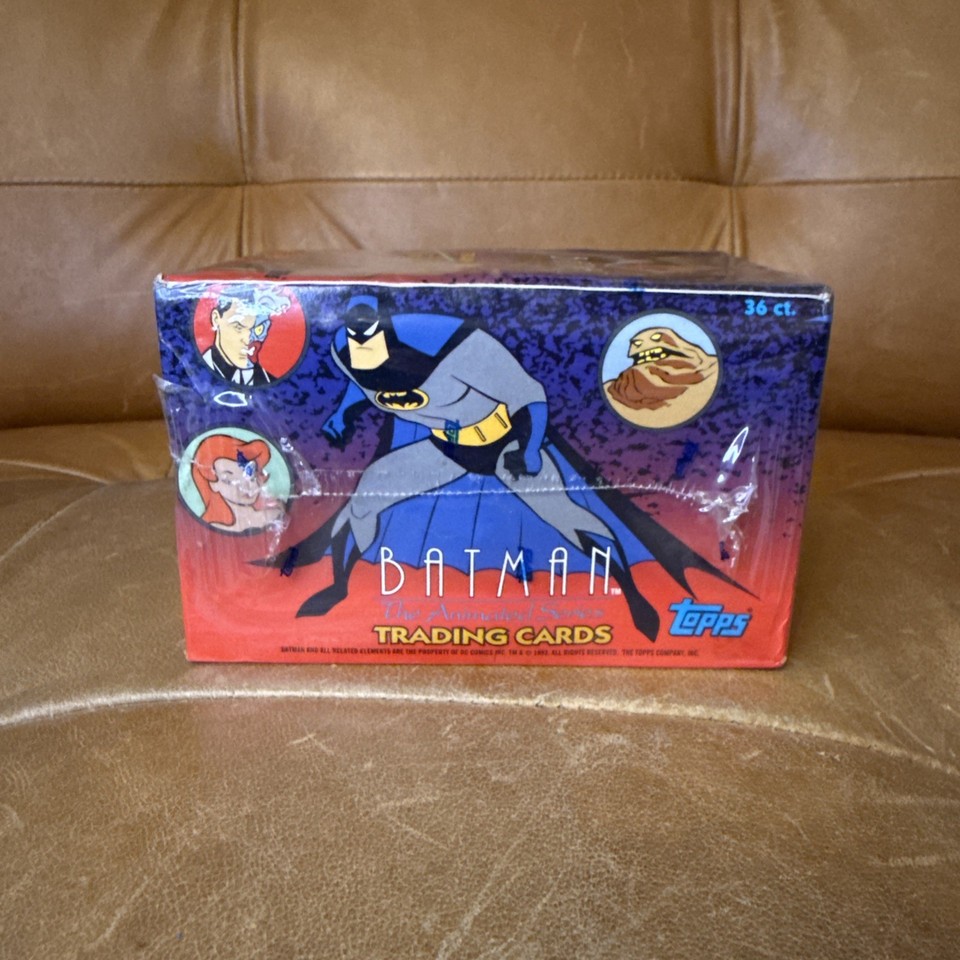 1993 Topps Batman The Animated Series 1 Trading Cards Sealed Box of 36 ...