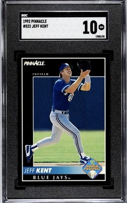 1992 PINNACLE ROOKIE PROSPECT JEFF KENT RC SGC 10 HOF POP 1 | eBay