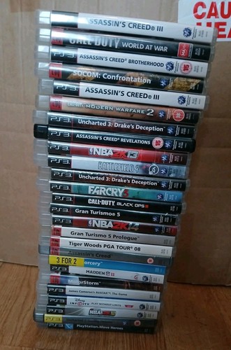 Ps3 PlayStation 3 Game Bundle Joblot X 26 Games War Sport Call Of Duty ...