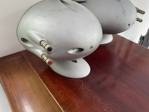 KEF KHT HTS2001 Egg Home Audio Satellite Surround Sound Speaker Pair In ...