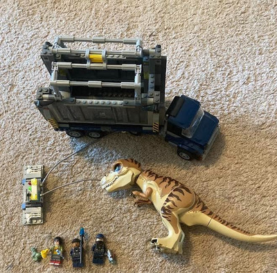 LEGO Jurassic World: T Rex Transport (75933) ALL MINIFIGS AND PIECES ...