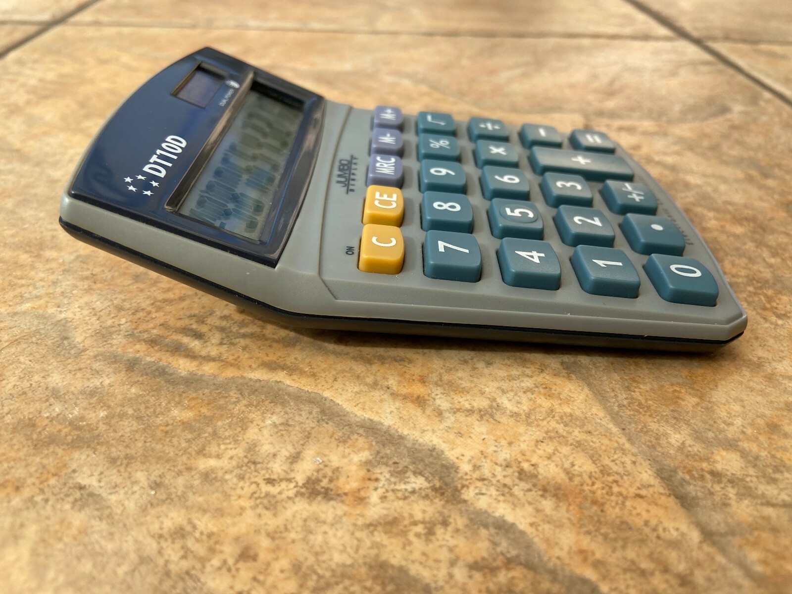 2 home office handheld POCKET CALCULATORS dual solar power large button ...