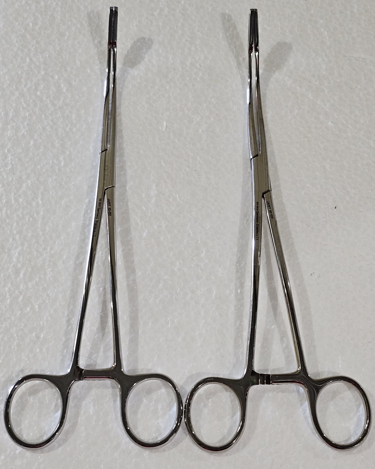 Jarit 115-120 Fletcher Sponge Holding Forcep, Serrated, Curved, 9 5/8" | eBay