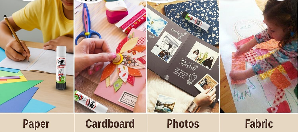 75 x Glue Stick 43g Pritt Original Non Toxic Child Friendly Art Craft ...