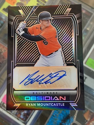 Ryan Mountcastle 2021 Obsidian Orange Auto #/60 Orioles SHIPS FREE! | eBay