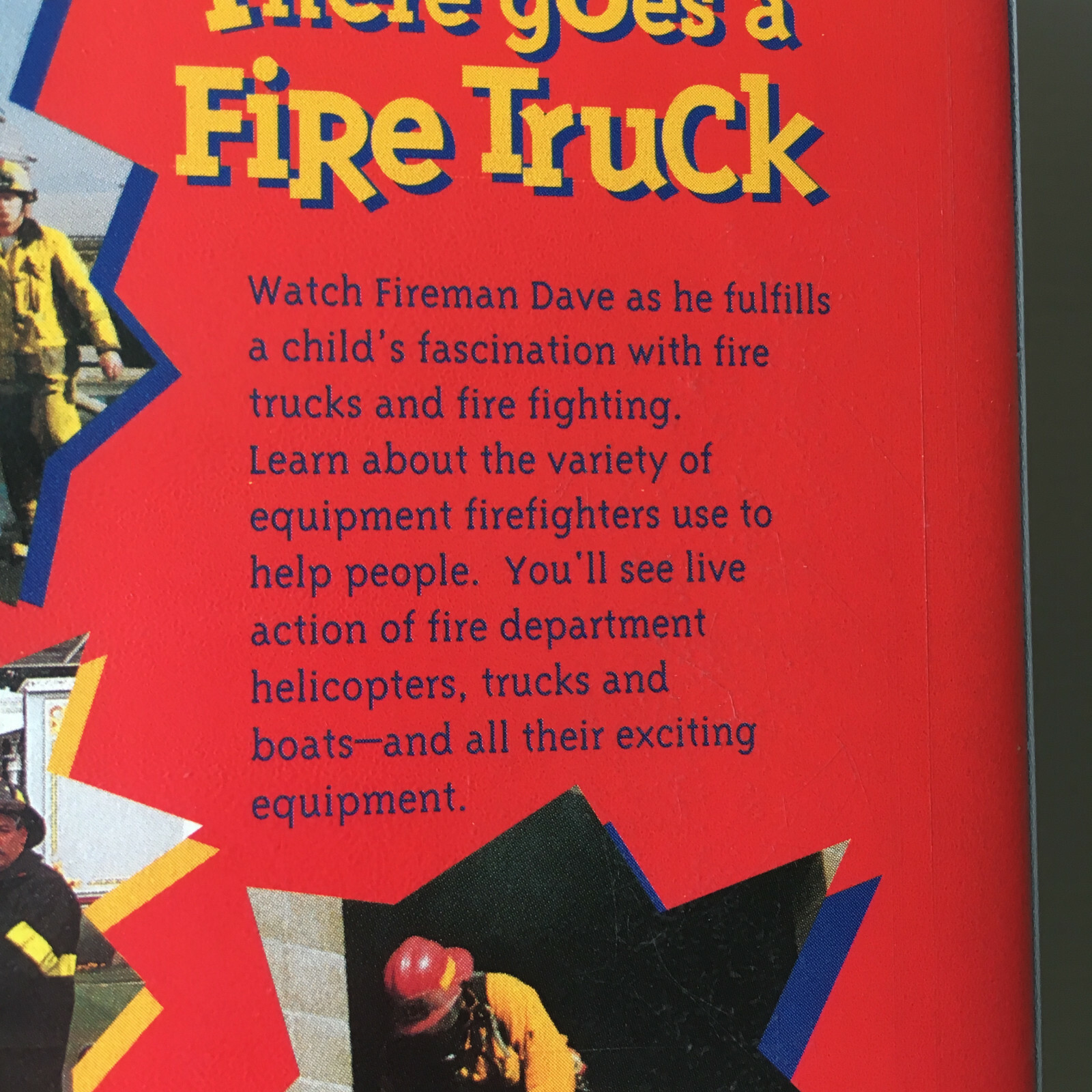 There Goes A Fire Truck. VHS Video Tape Real Wheels Fire Engine Truck ...