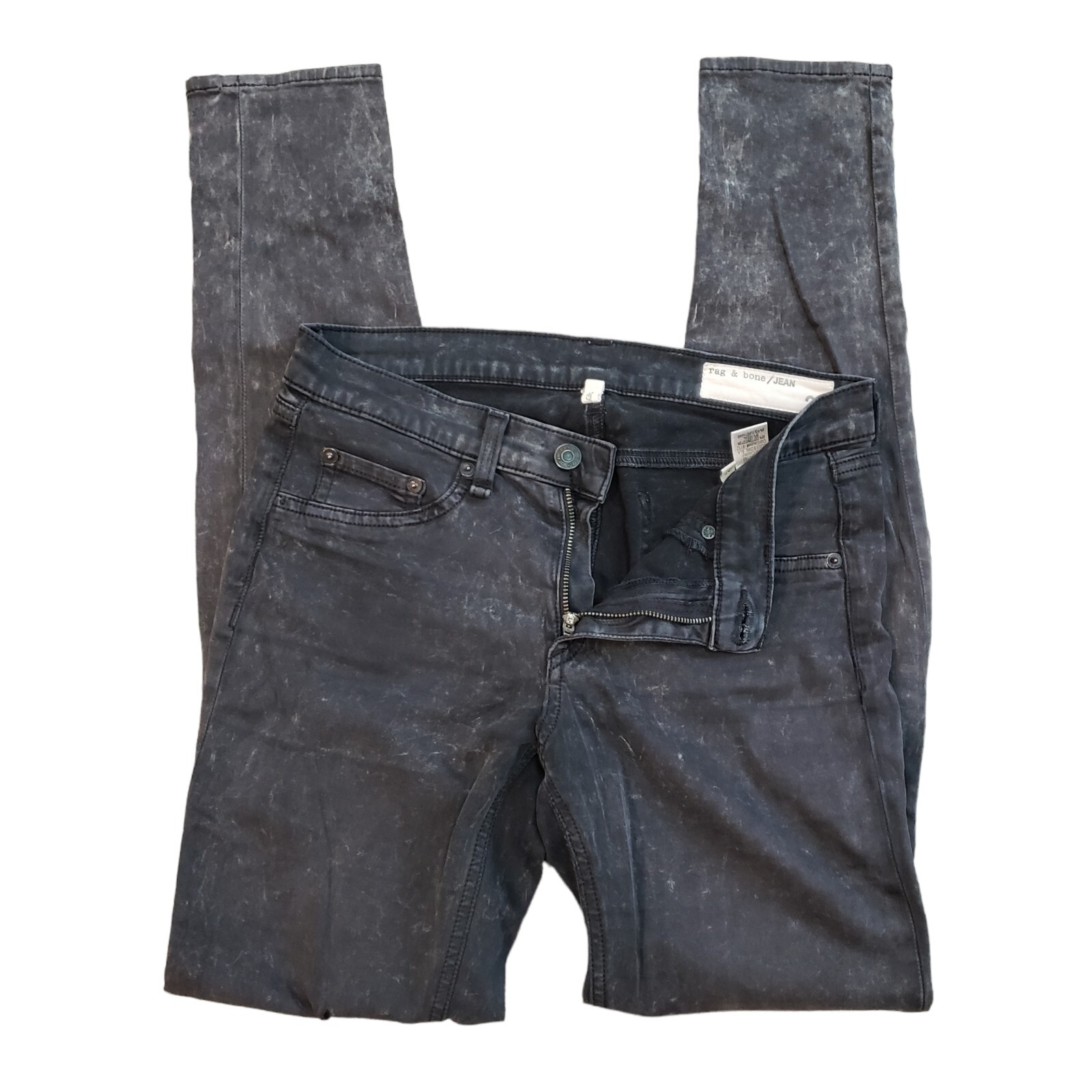 Rag And Bone 27x30 Acid Wash Denim Leggings Womens 2… - Gem