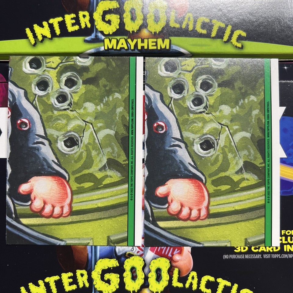 2023 GPK Intergoolactic Mayhem BOOGER GREEN 66a/66b | eBay