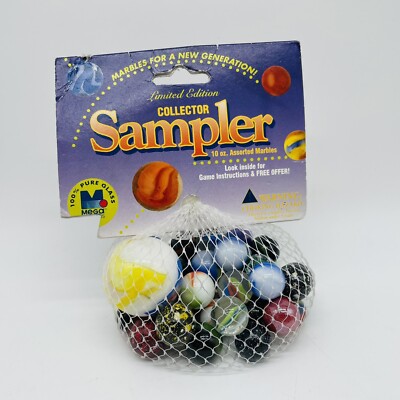 Vintage Mega Marbles Collector Marbles- Pearl - Unopened Net Bag | eBay