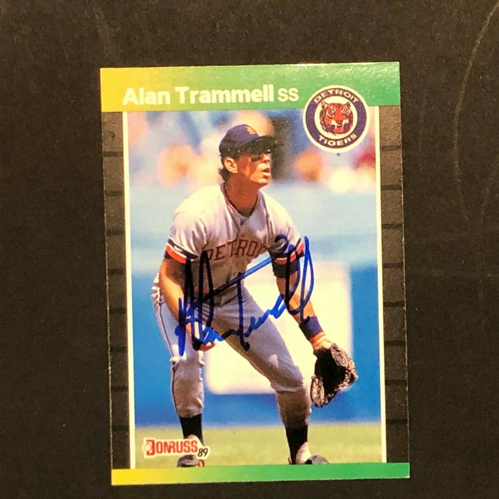 ALAN TRAMMELL HAND SIGNED AUTOGRAPHED 1989 DONRUSS #180 | eBay
