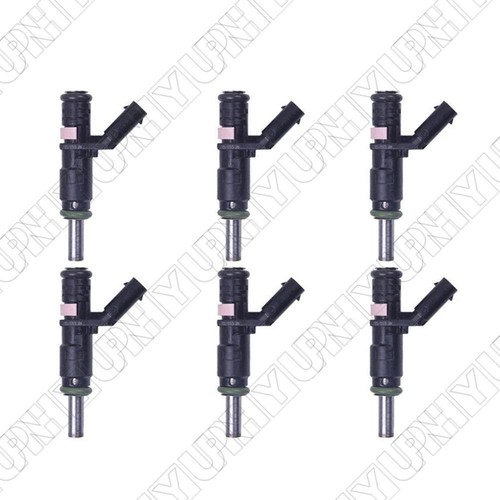 6Pcs FJ840 Fuel Injectors 2720780249 For Mercedes C230 280 300 350 V6 ...