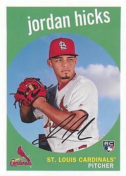 2018 Topps Archives #22 Jordan Hicks St. Louis Cardinals Rookie | eBay