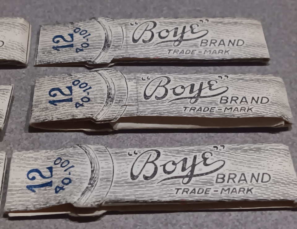 Vtg Lot of 6 BOYE Sewing Machine Needle Book Booklet w/ Needles Size 12 ...