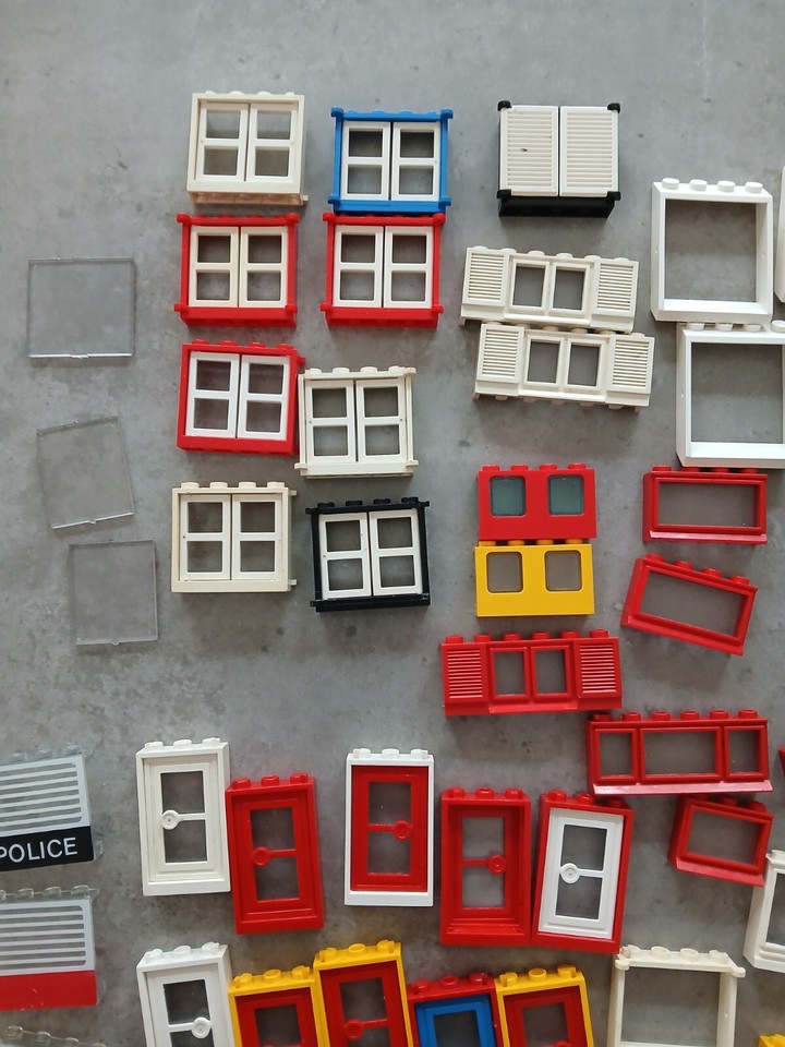 Lego Windows and doors, See Pictures JOB LOT | eBay UK