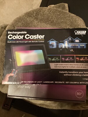 Feit Electric Rechargeable Color Caster Flood Light FLD30/RGB/BAT/New ...