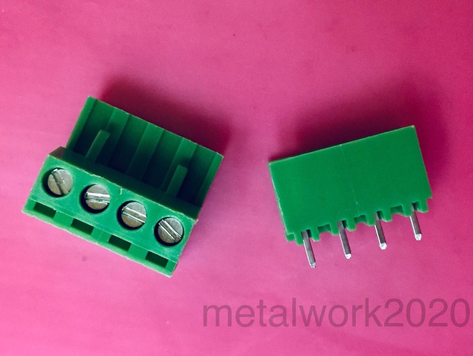 4 Pin Phoenix Style Plug, High Power Speaker / Amp Terminal Connector ...