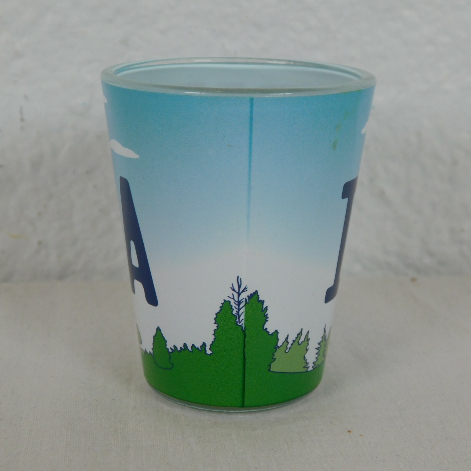 Indiana 2 oz Shot Glass Covered Bridge License Plate Tourist ...